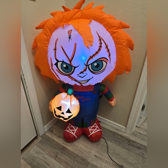 Gemmy | Holiday | Gemmy Chucky Inflatable Airblown Light Up Mini 35 Ft ...